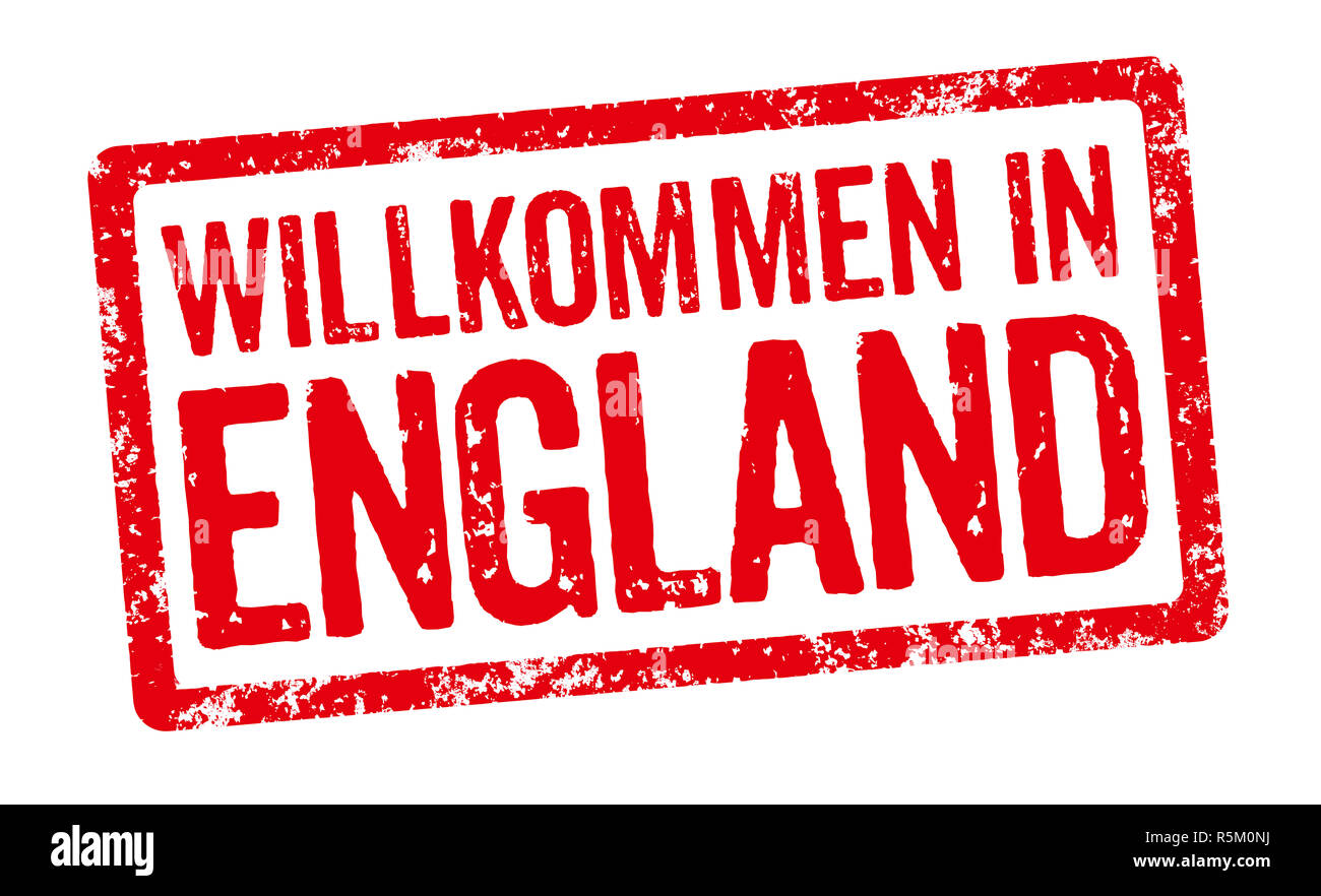 Welcome to england hi-res stock photography and images - Alamy