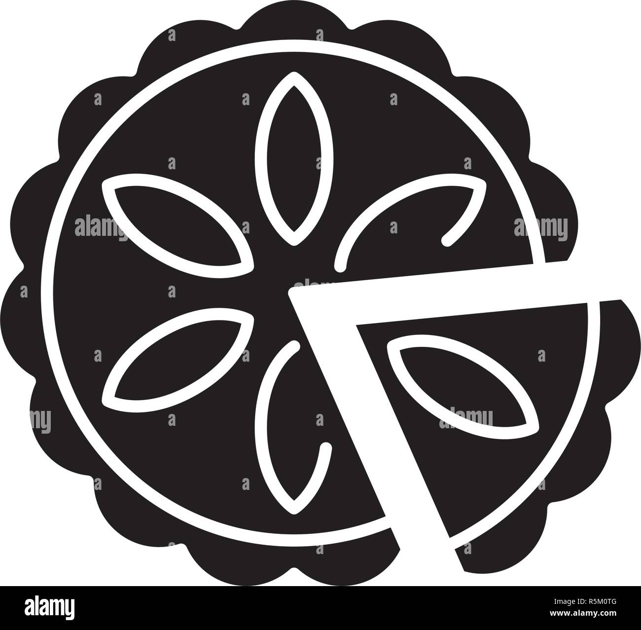 New york style cheese cake Stock Vector Images - Alamy