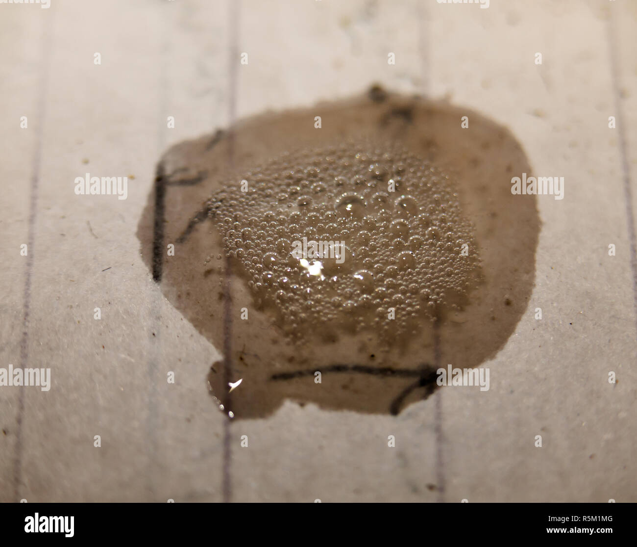 Water spill paper texture hi-res stock photography and images - Alamy