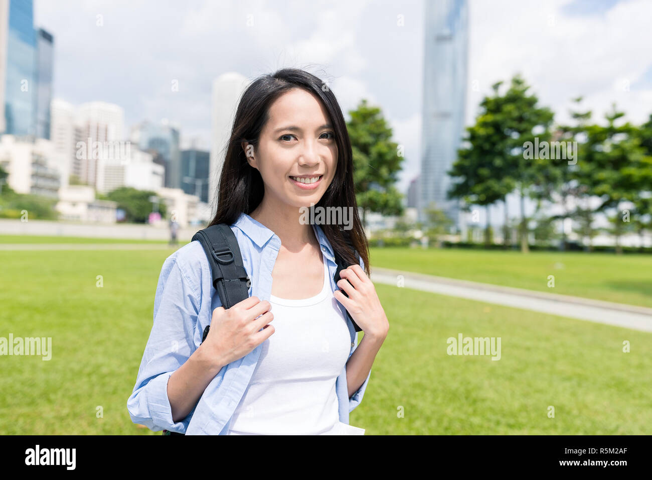 Female University student in Hong Kong Stock Photo - Alamy