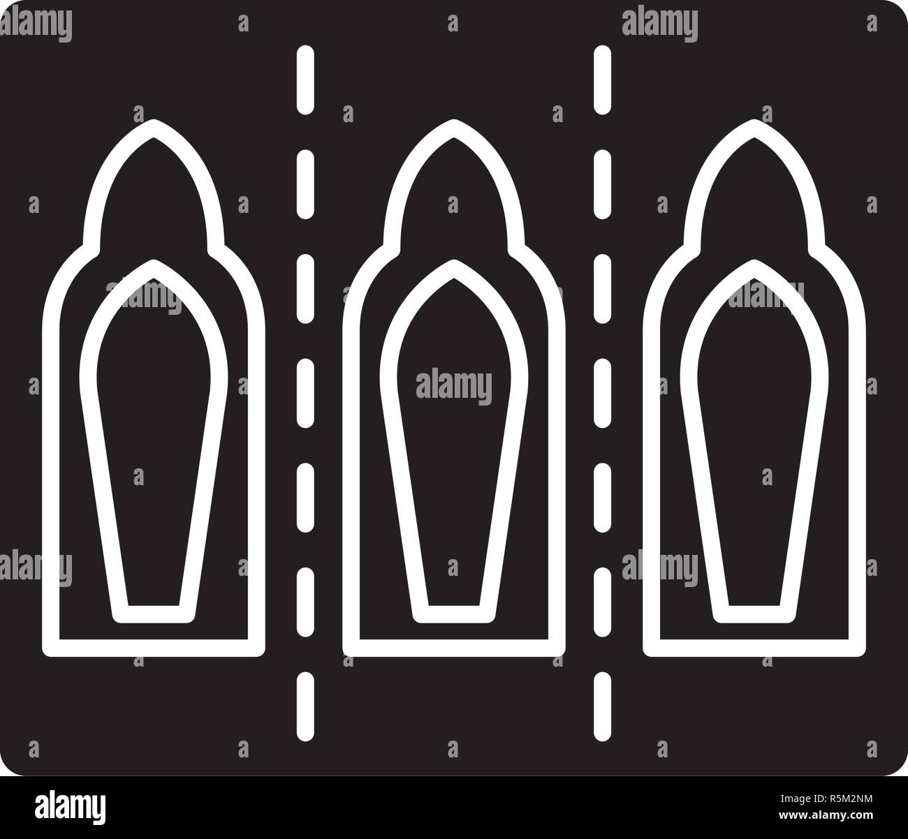 Injection capsules black icon, vector sign on isolated background ...