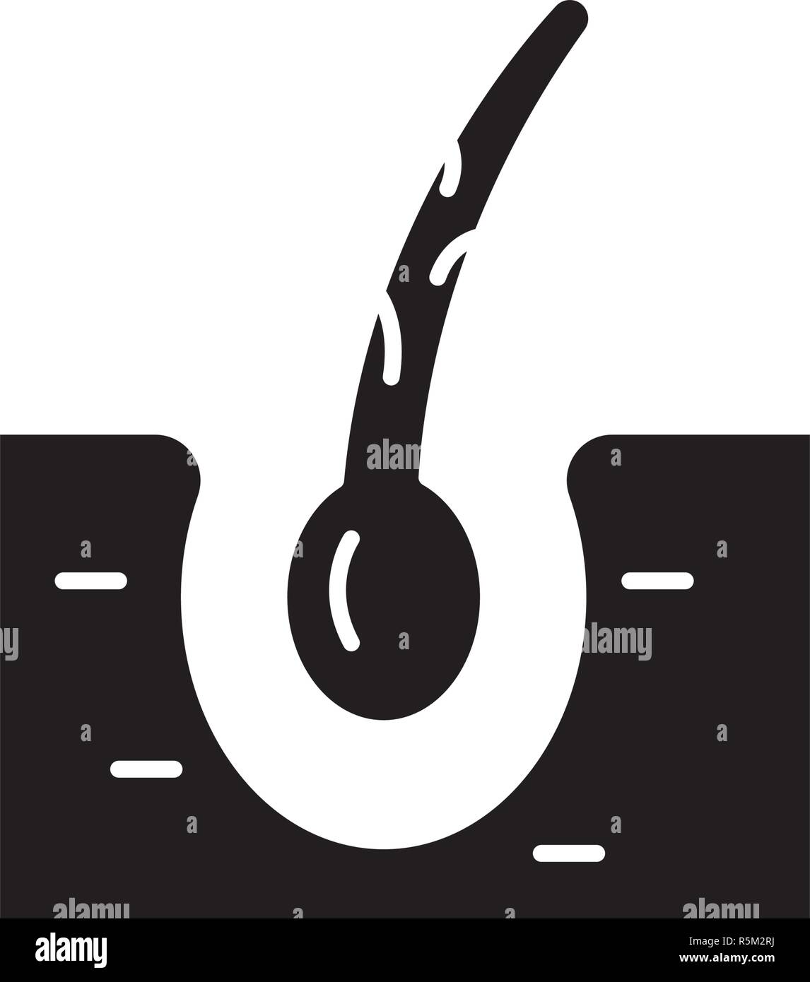 Leather black icon, vector sign on isolated background. Leather concept ...