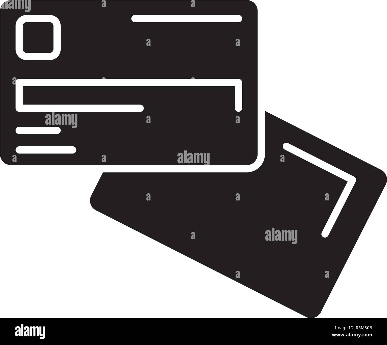 Electronic money black icon, vector sign on isolated background ...