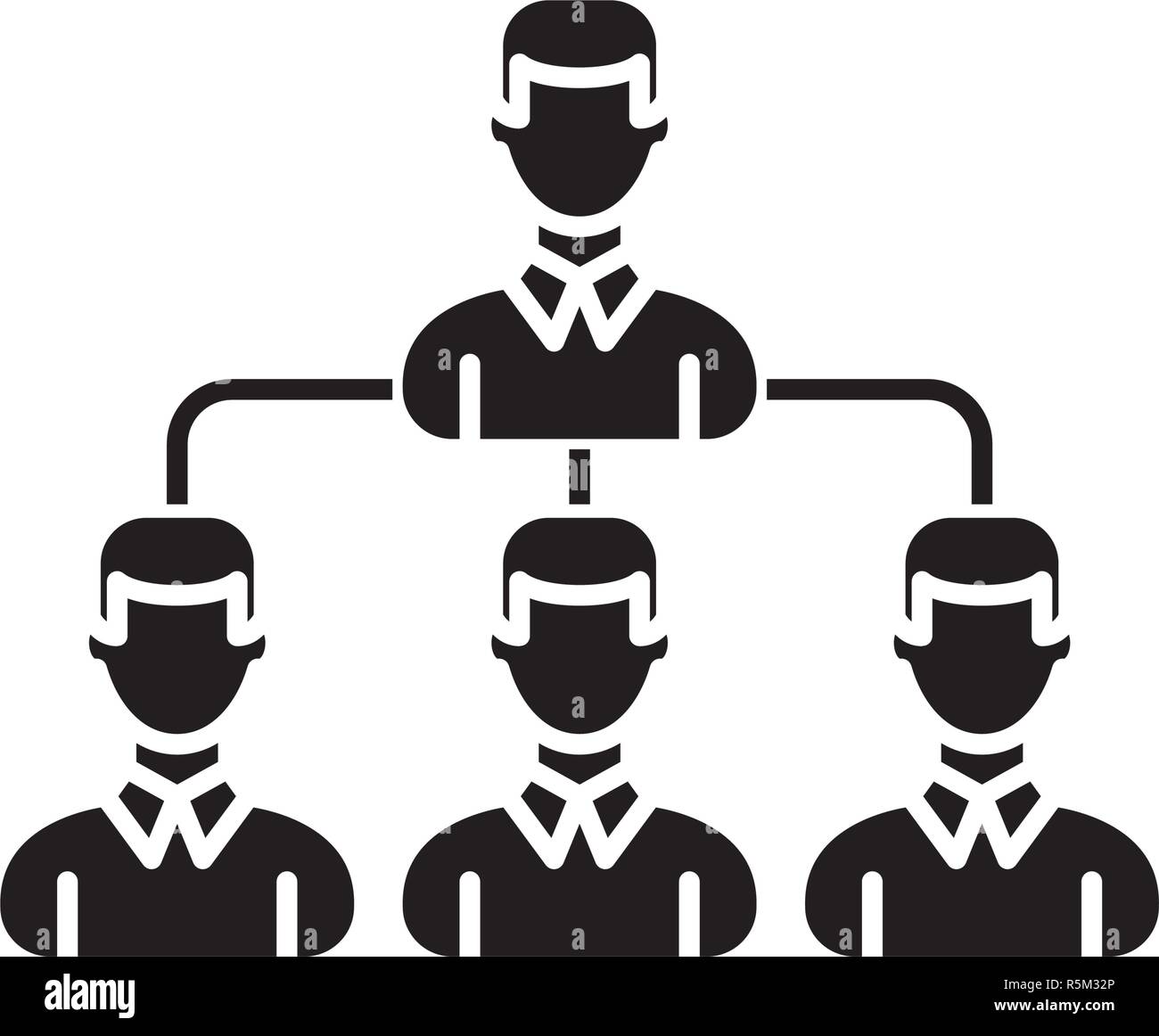 Dream team black icon, vector sign on isolated background. Dream team ...