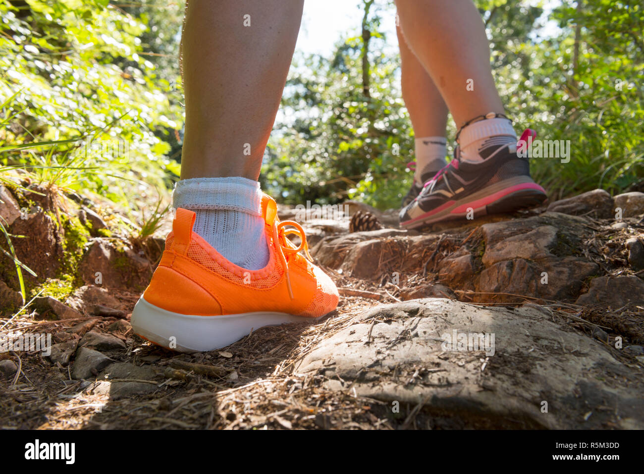 Female legs going on street hi-res stock photography and images - Alamy