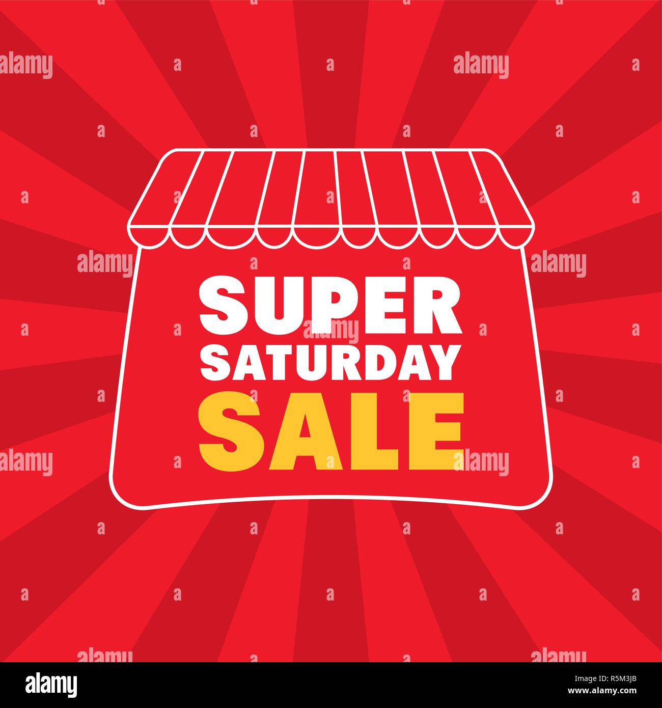 super saturday sale store shopping stripes background vector ...