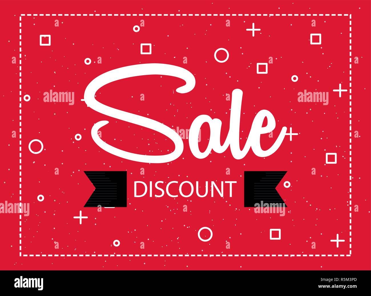 sale discount offer frame symbols background vector illustration Stock ...