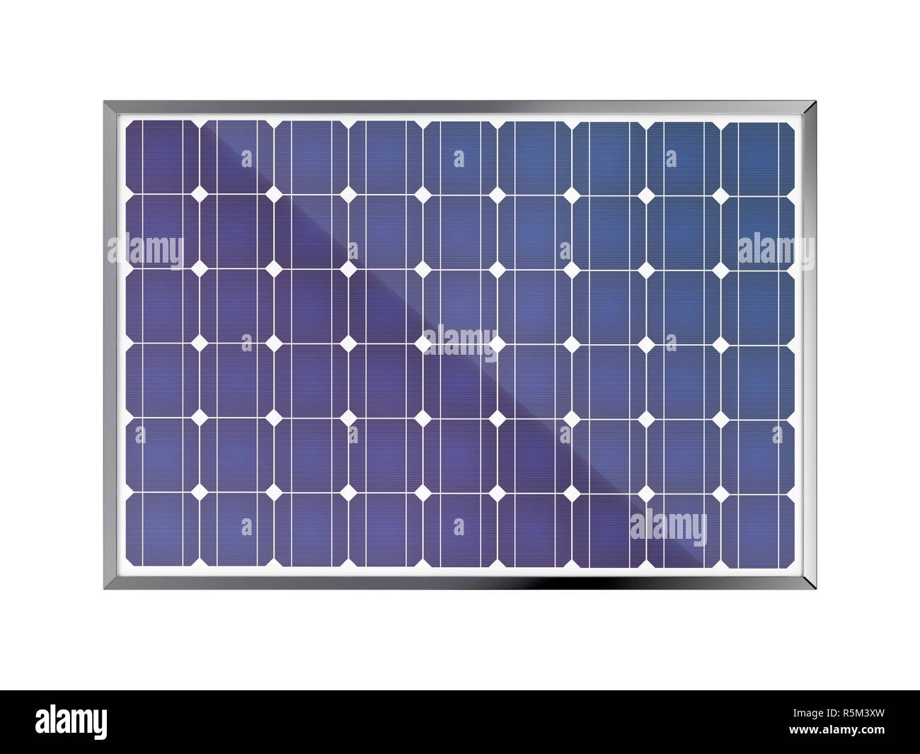 Solar panel on white Stock Photo - Alamy