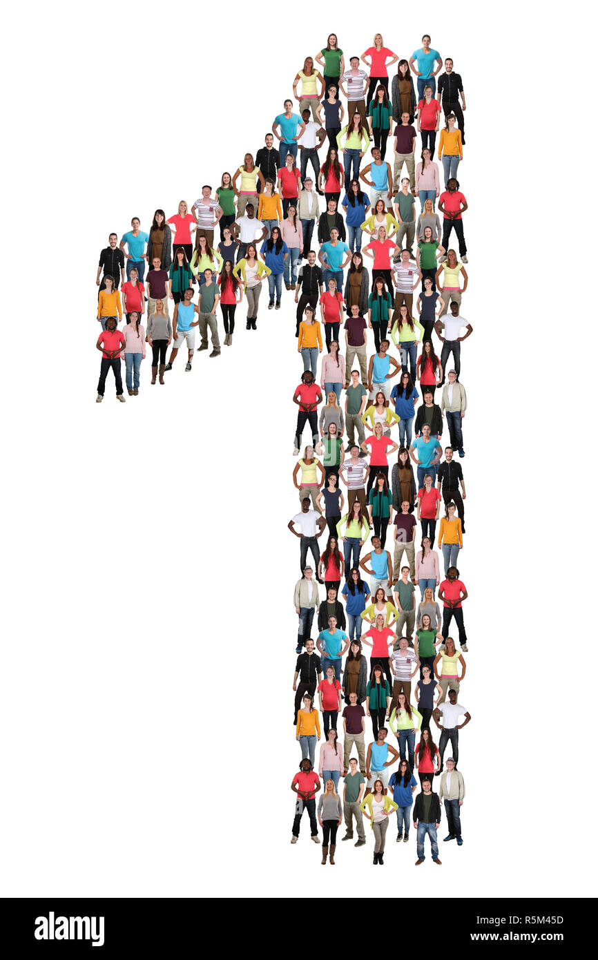 number 1 people people group people group Stock Photo - Alamy