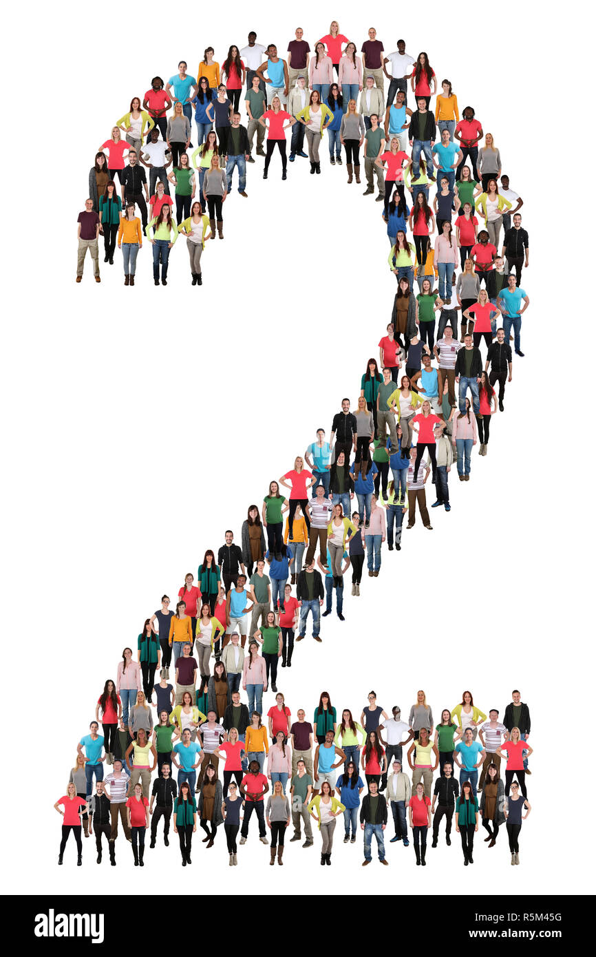 number two people people group people group Stock Photo - Alamy