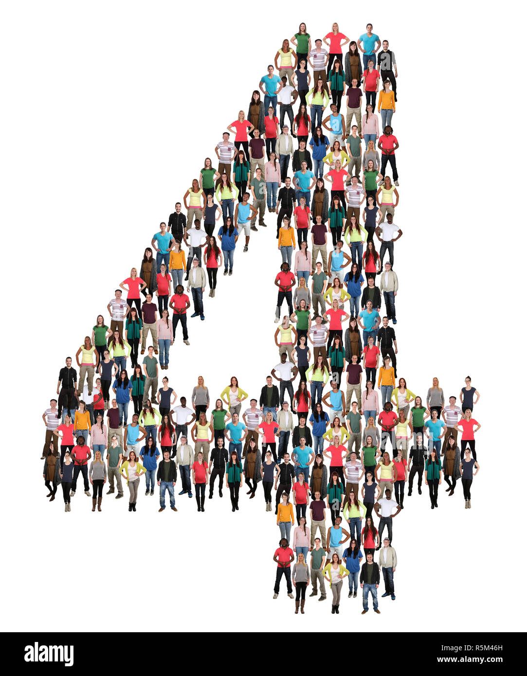 number four people people group people group Stock Photo - Alamy