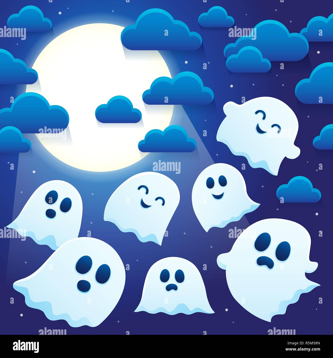 Ghost ghosts shape shapes hi-res stock photography and images - Alamy