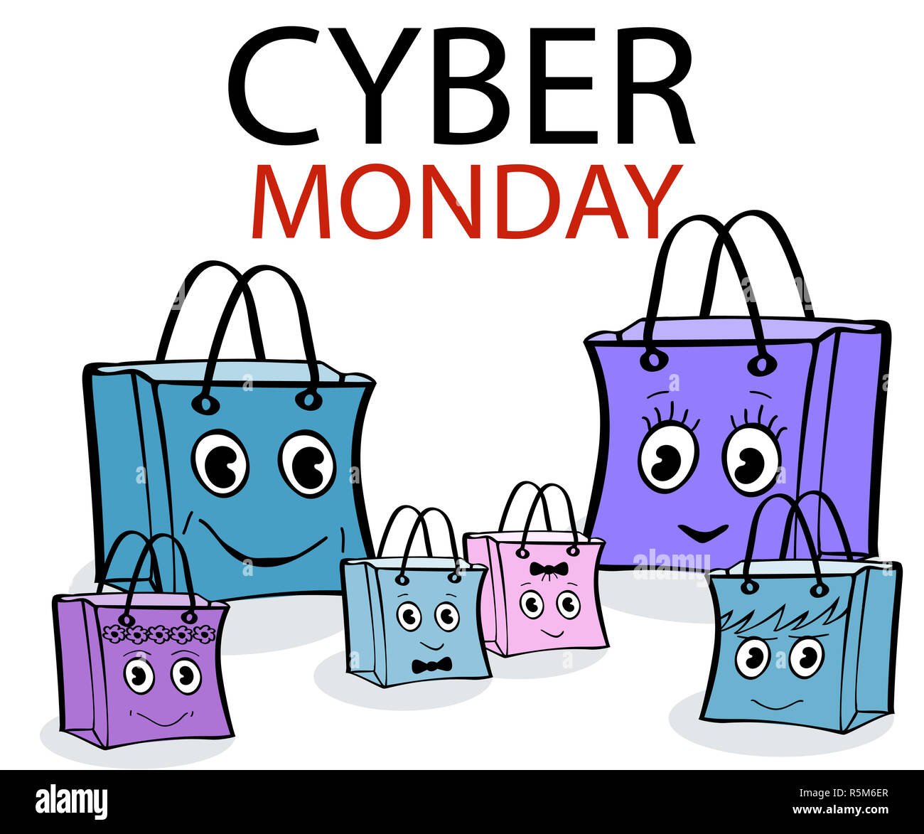 Family parcel Cut Out Stock Images & Pictures - Alamy