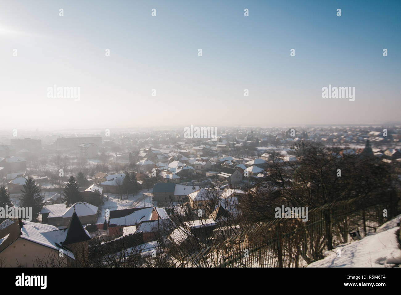 Mukachevo panorama cityscape ukraine hi-res stock photography and ...