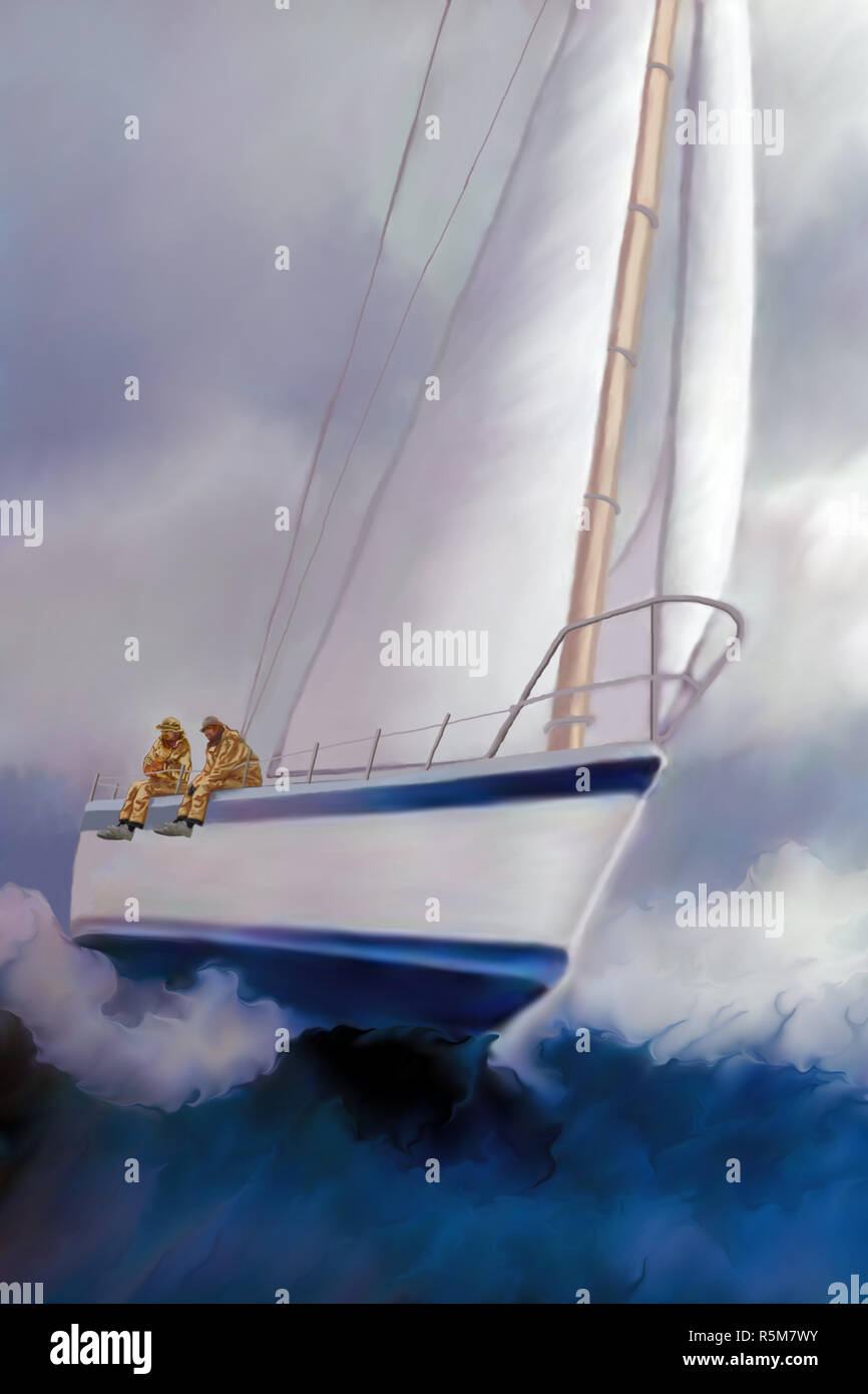 High Roller Sailing Stock Photo - Alamy