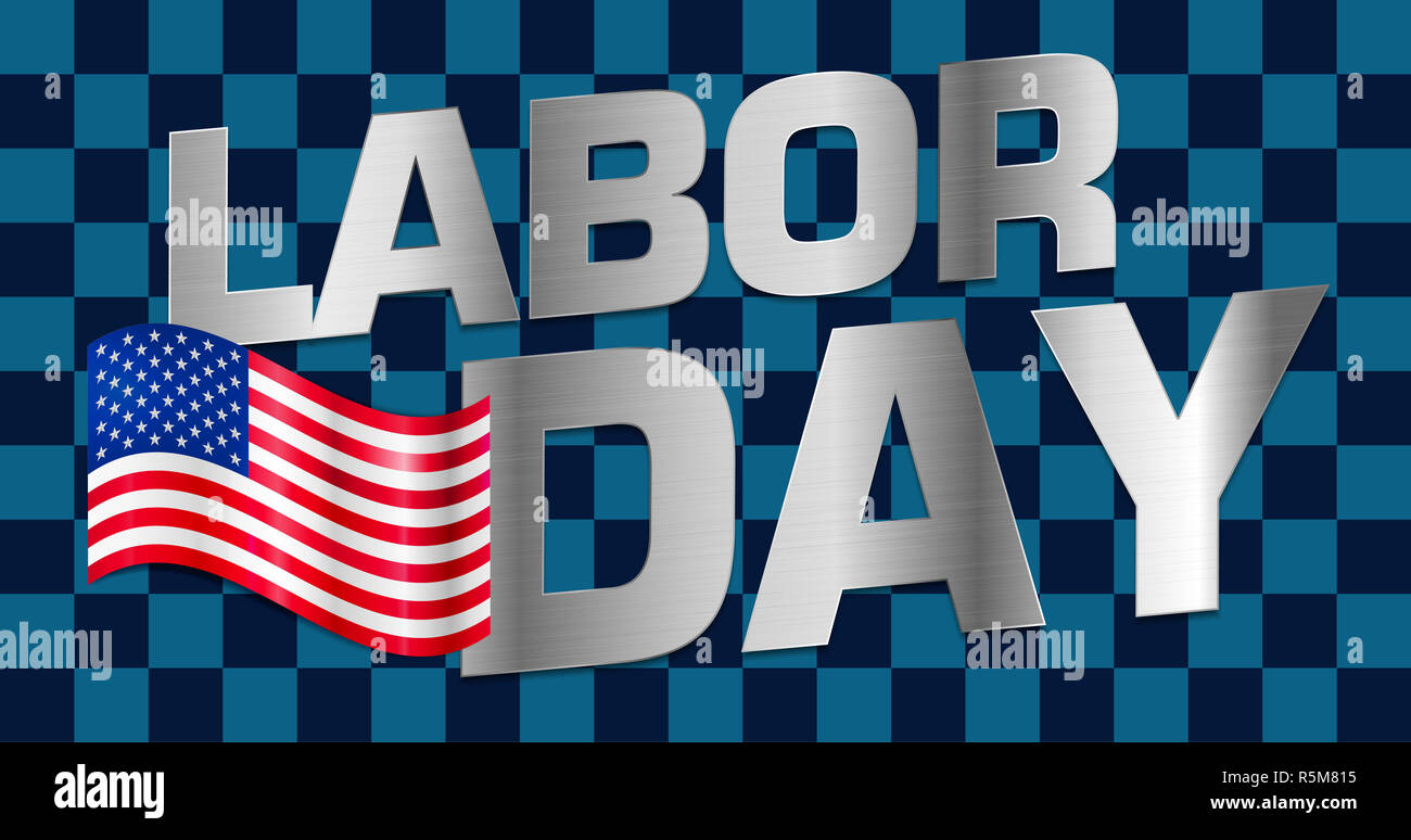 Lettering Labor Day Stock Photo - Alamy