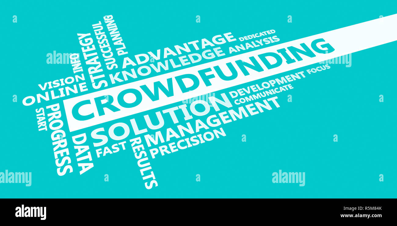 Crowdfunding Presentation Background Stock Photo - Alamy