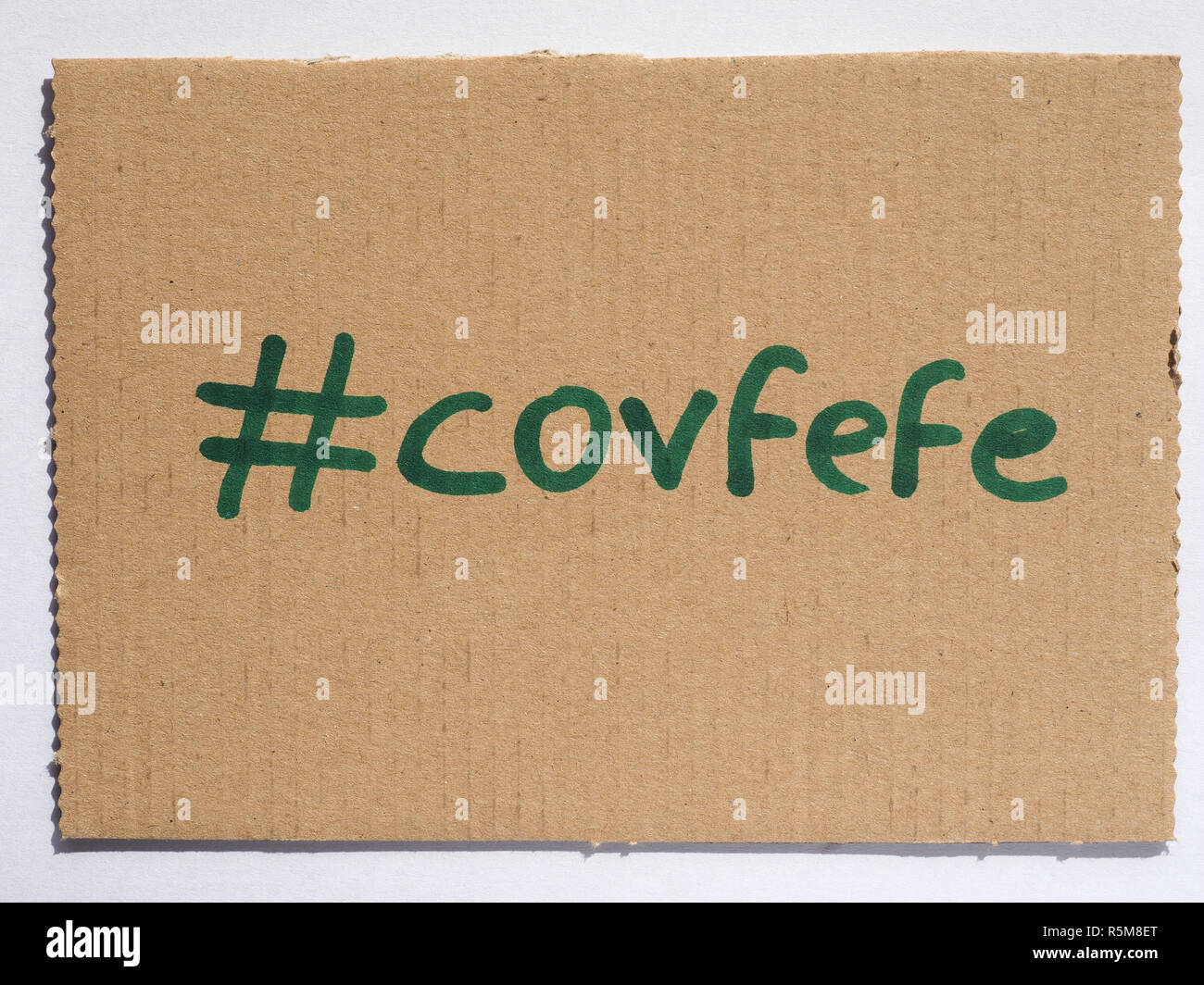 Covfefe, a new word invented by President Trump Stock Photo - Alamy