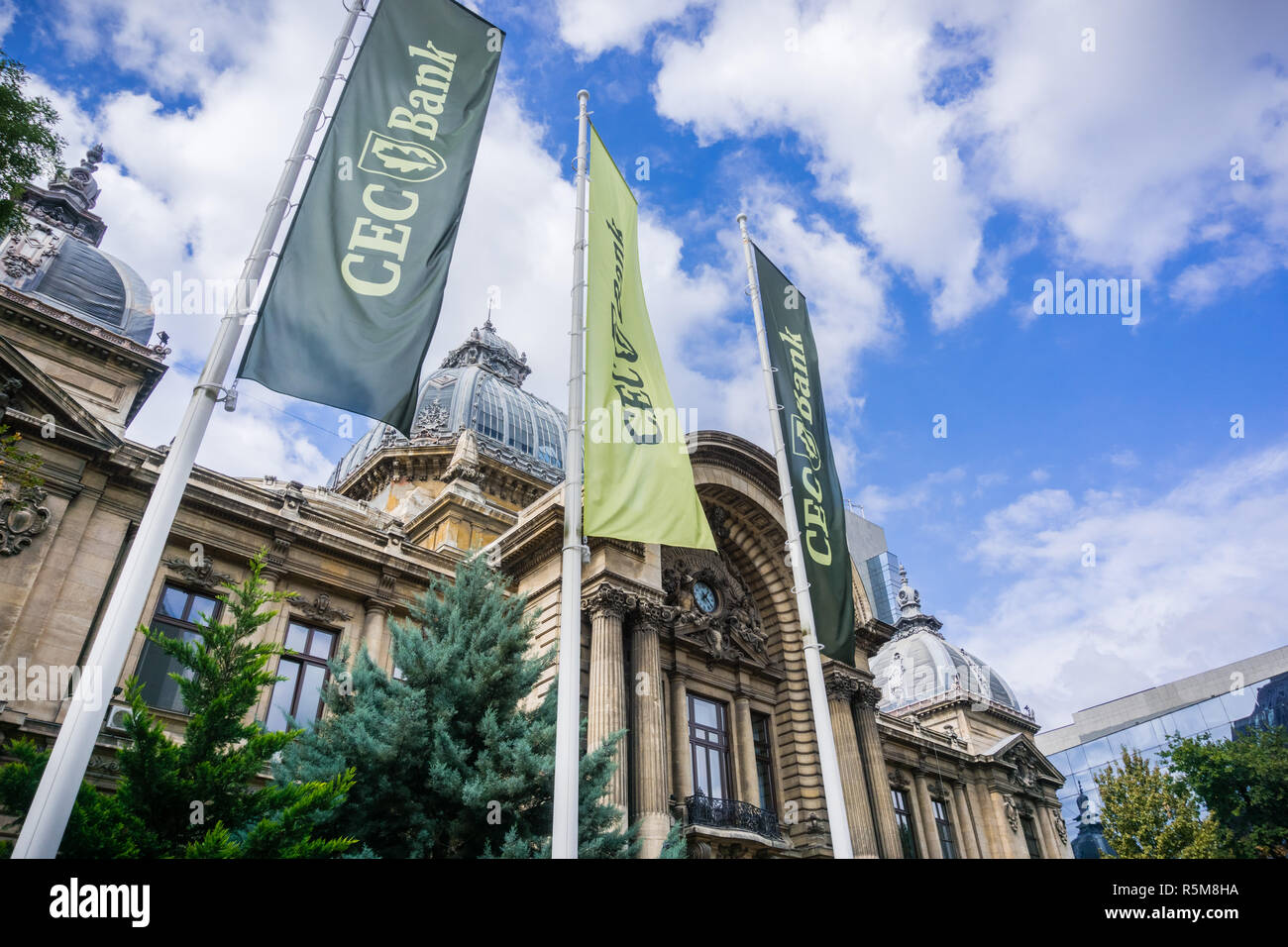 September 22, 2017 Bucharest/Romania - CEC bank headquarters historical ...