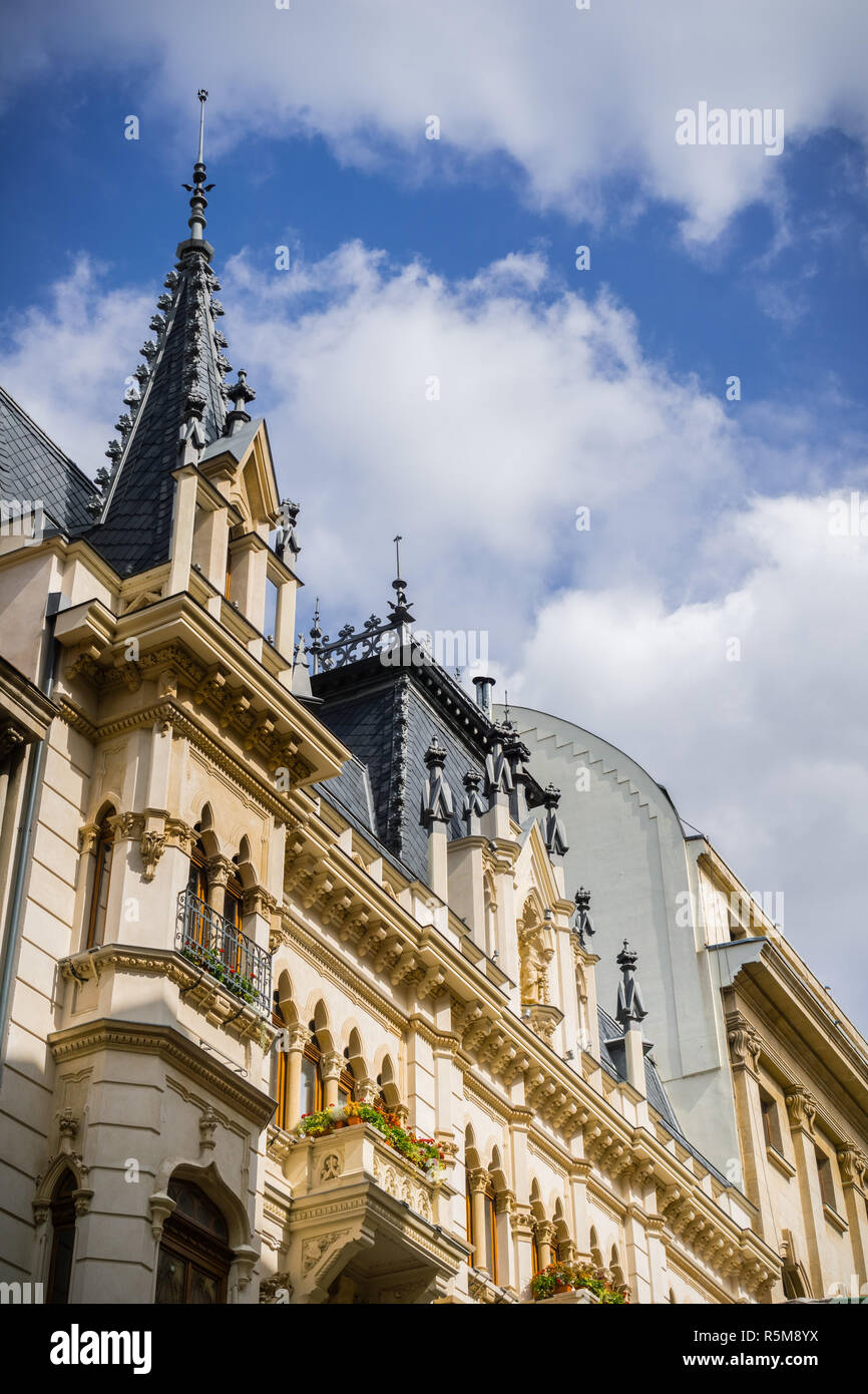 Old buildings in downtown Bucharest, Romania Stock Photo - Alamy
