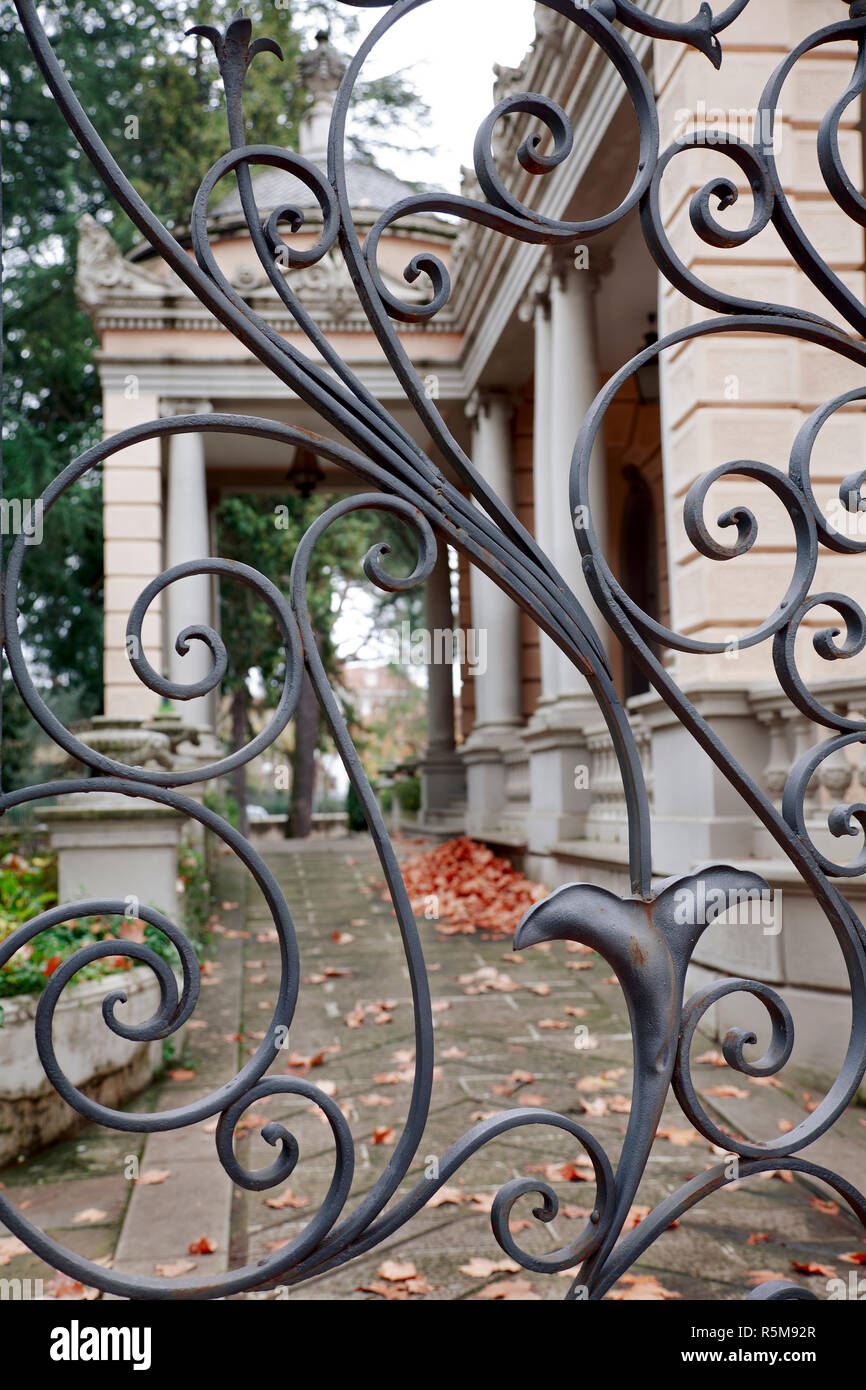 Neo baroque and classic gate Stock Photo - Alamy