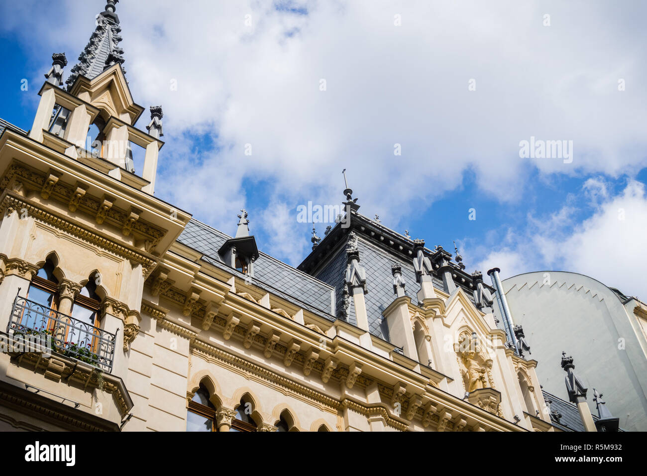 Old buildings in downtown Bucharest, Romania Stock Photo - Alamy