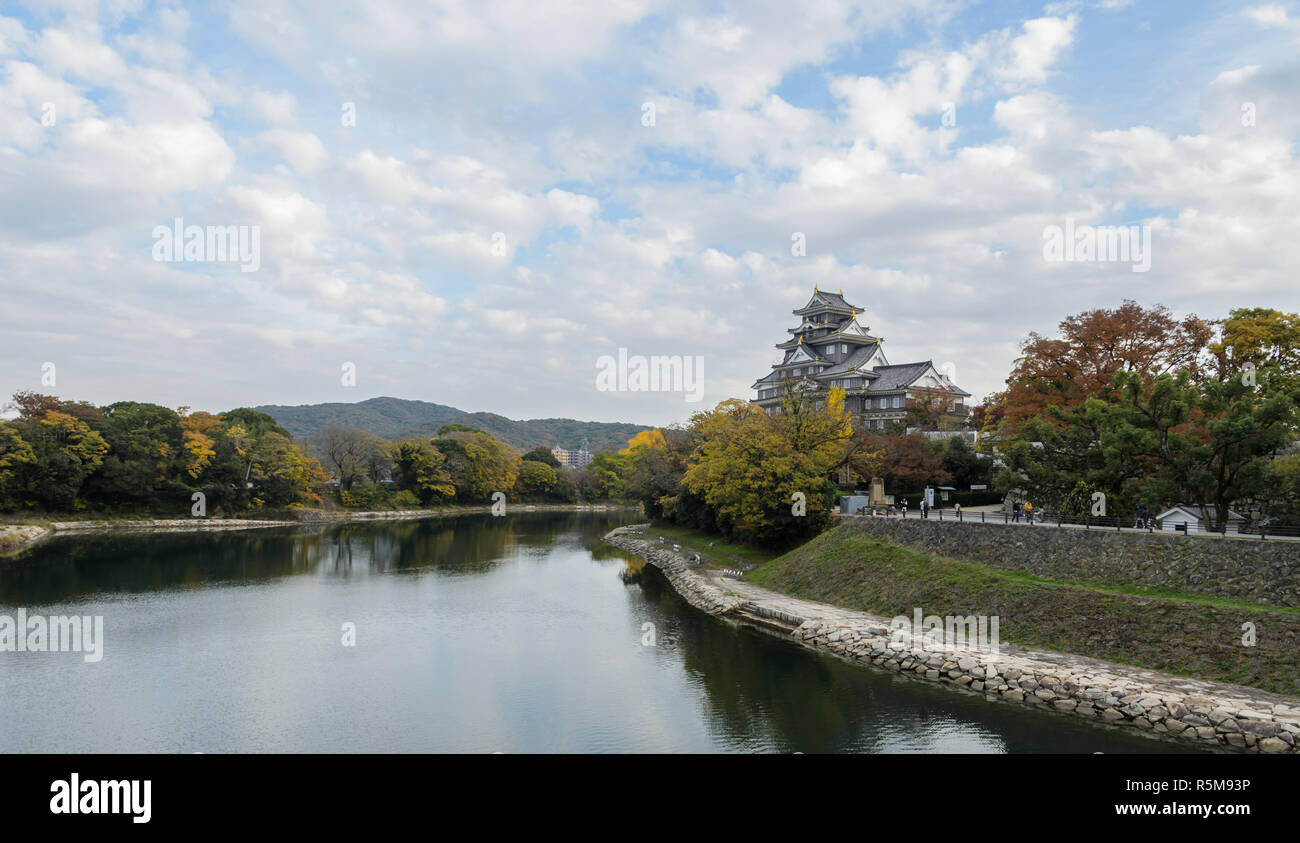 Okayama castle in autumn season, Okayama, Japan Stock Photo - Alamy