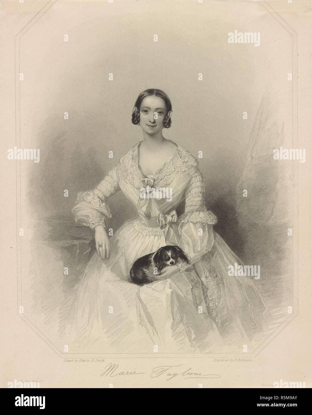 Portrait of the ballerina Marie Taglioni (1804-1884). Museum: PRIVATE ...