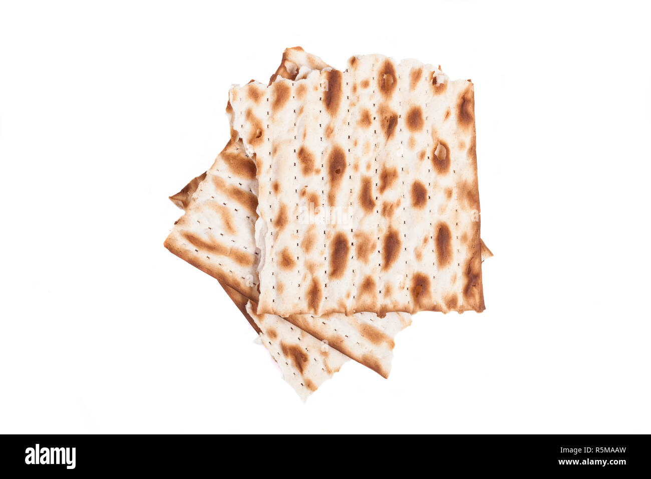 Broken Matzah Pieces Stock Photo - Alamy