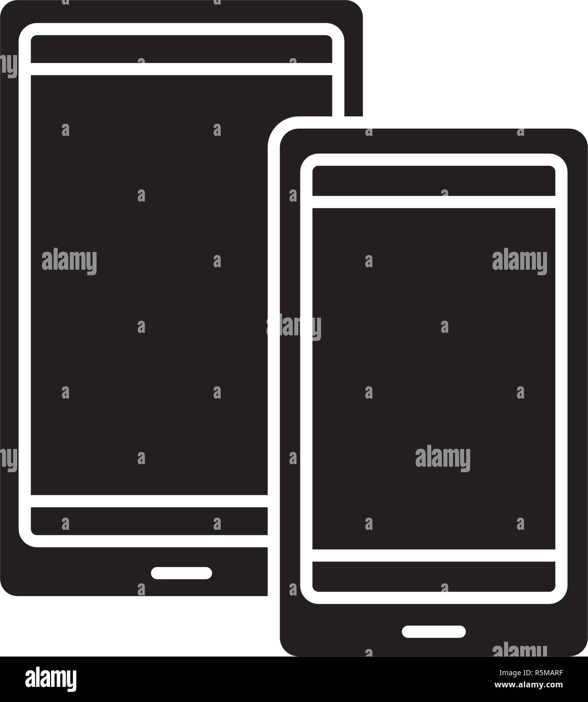 Tablets black icon, vector sign on isolated background. Tablets concept ...