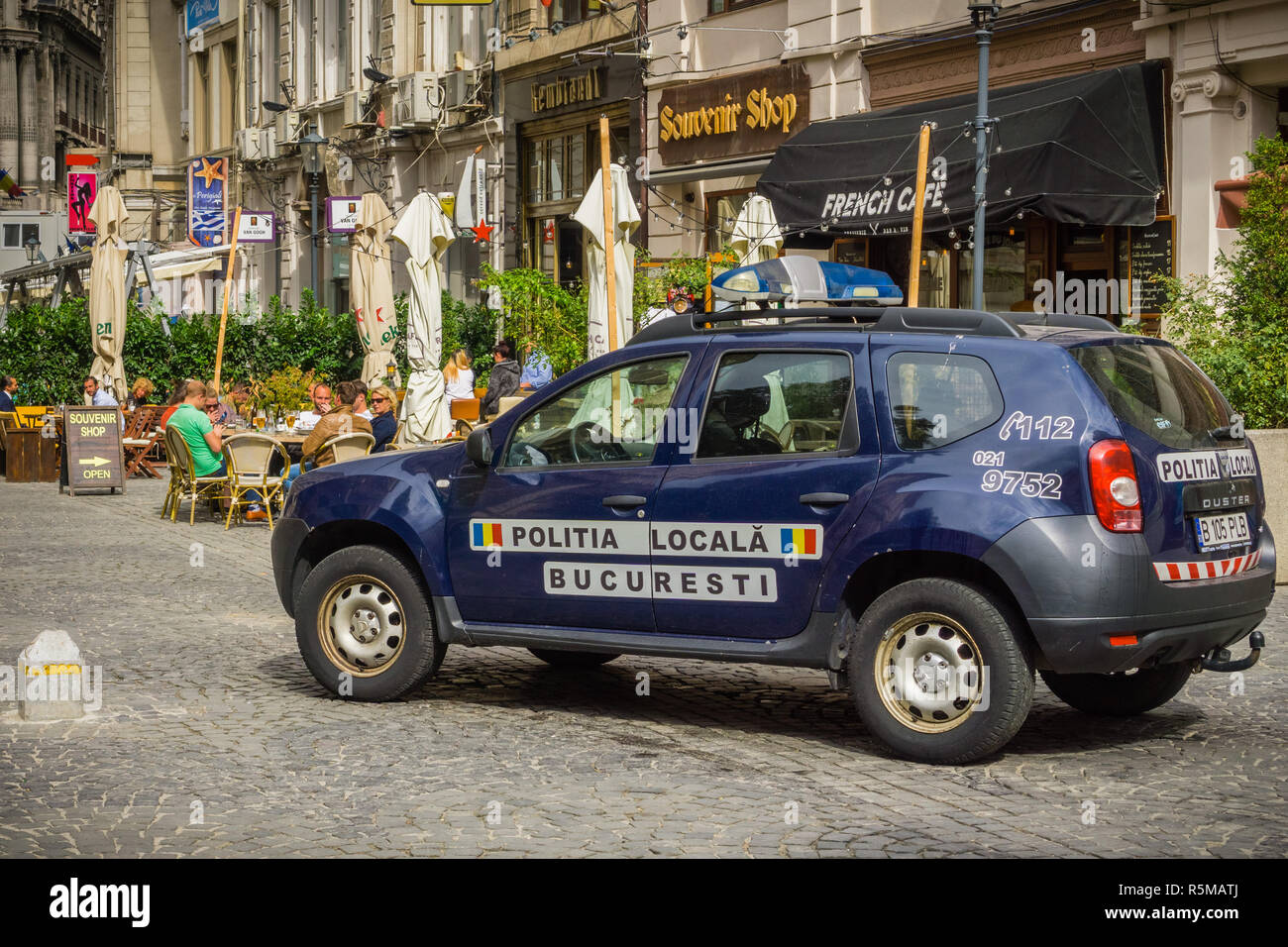 Romania police car hi-res stock photography and images - Alamy