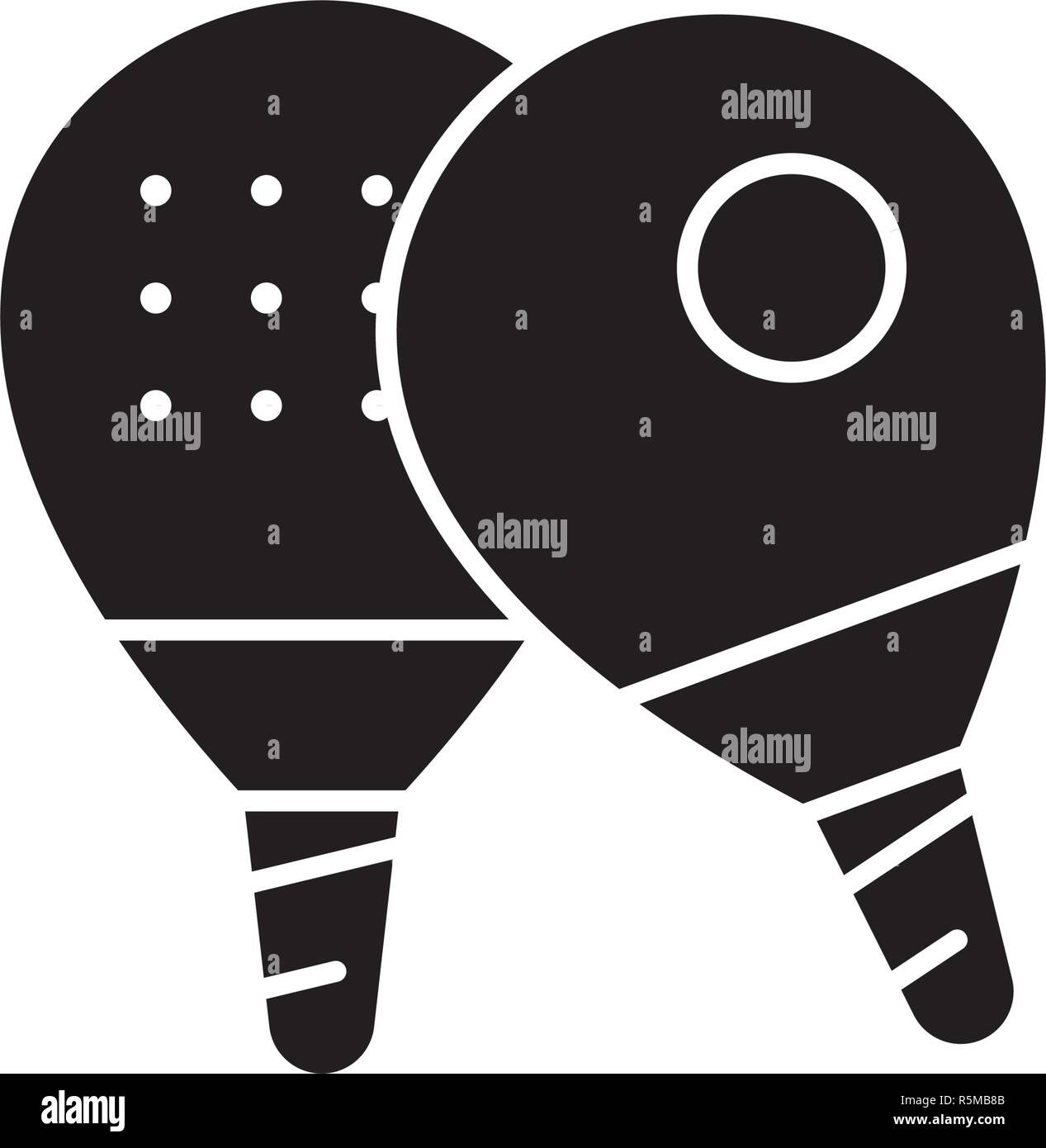 Ping pong black icon, vector sign on isolated background. Ping pong ...