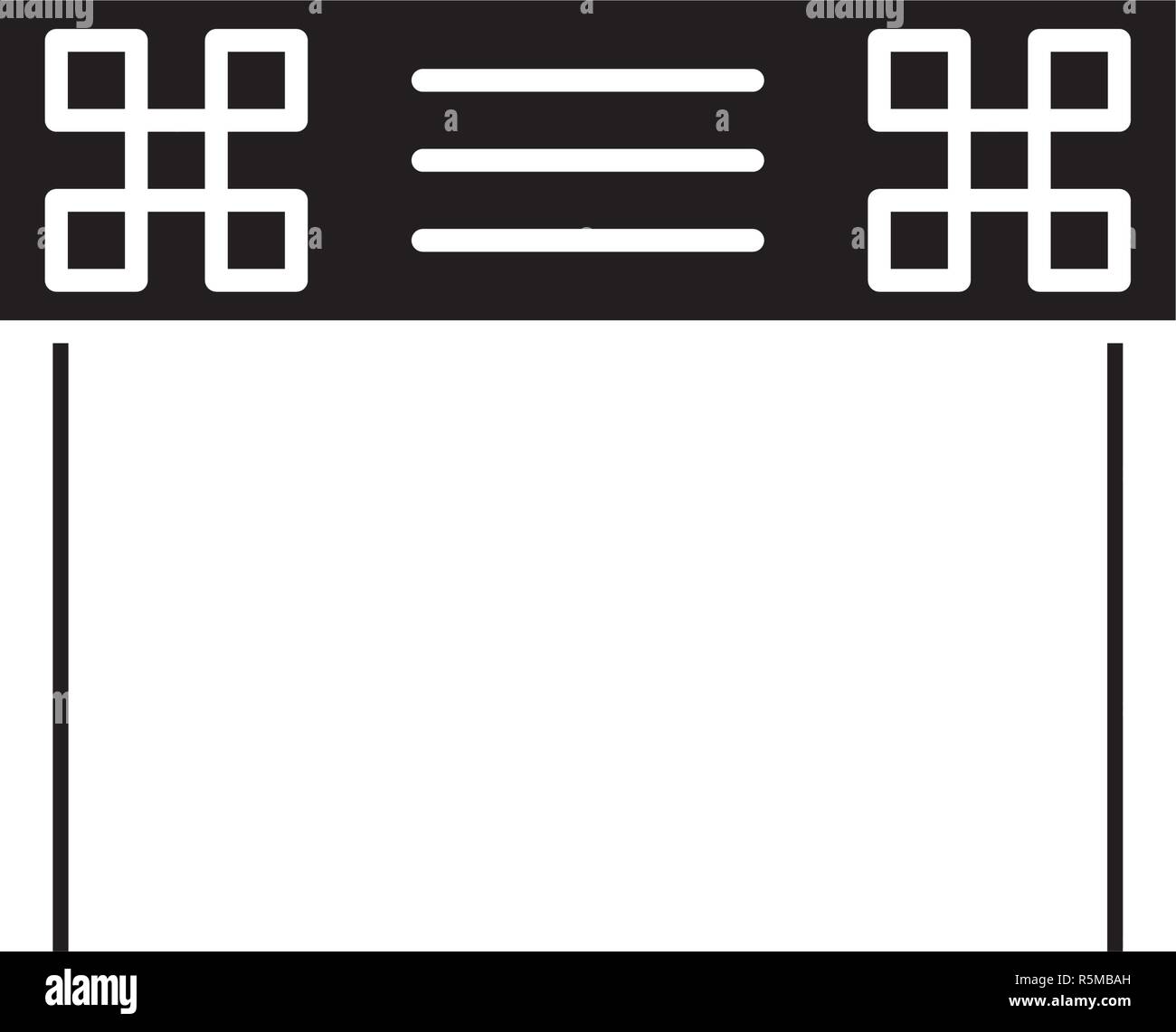 Sports sign game black icon, vector sign on isolated background. Sports ...