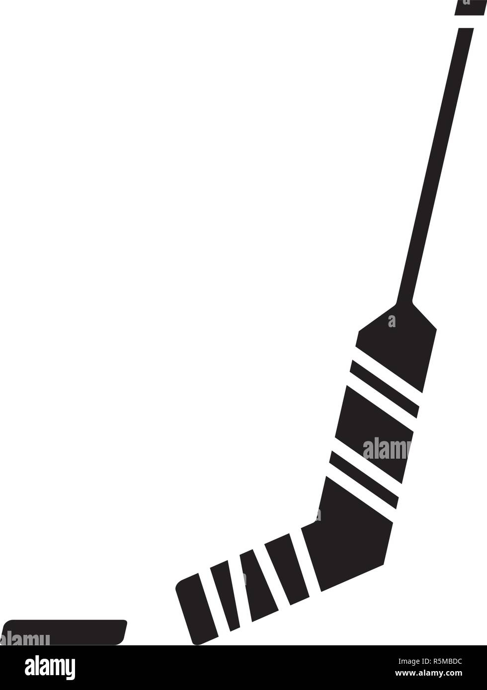 Hockey black icon, vector sign on isolated background. Hockey concept ...
