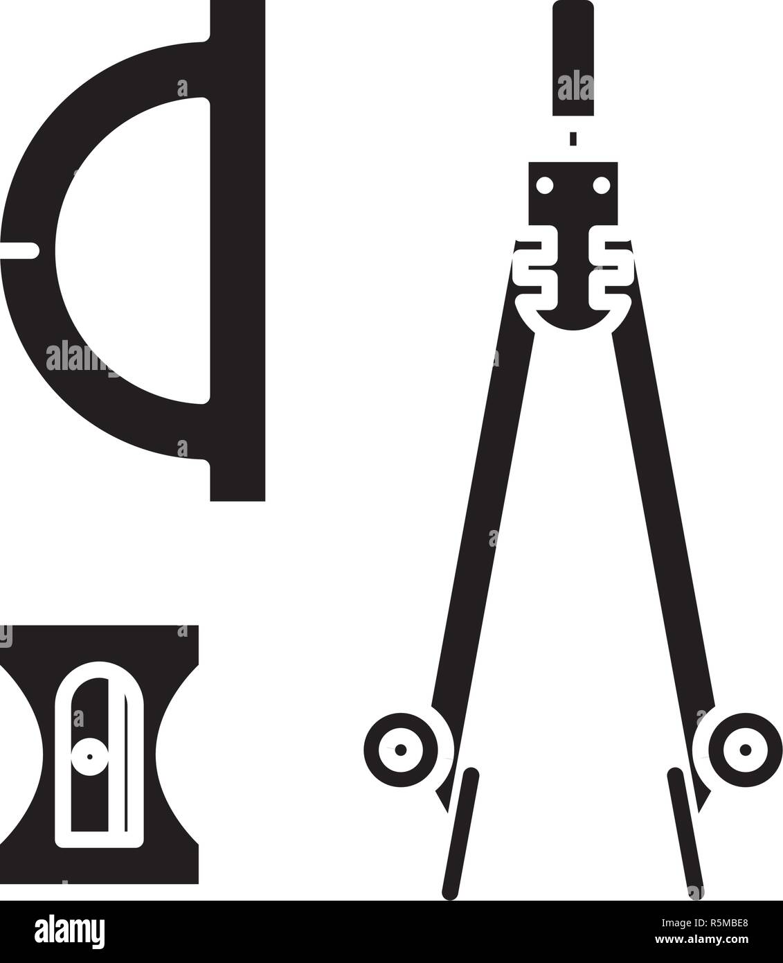 Beam compasses Stock Vector Images - Alamy