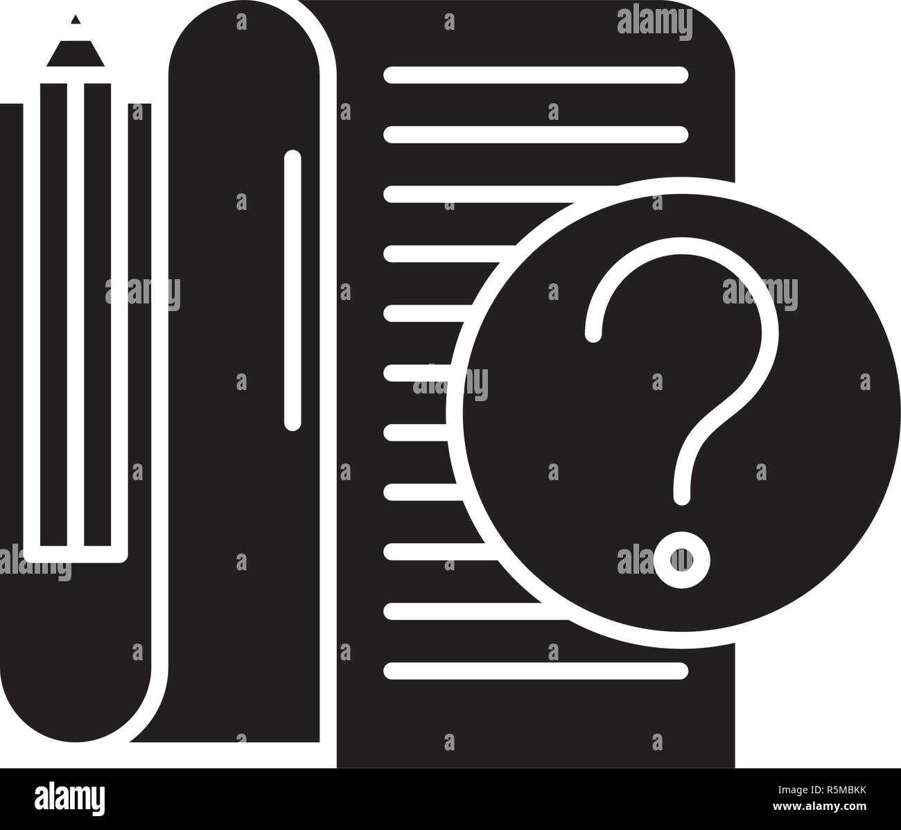 Problem black icon, vector sign on isolated background. Problem concept ...