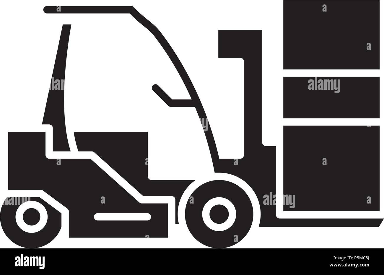 Loader black icon, vector sign on isolated background. Loader concept ...