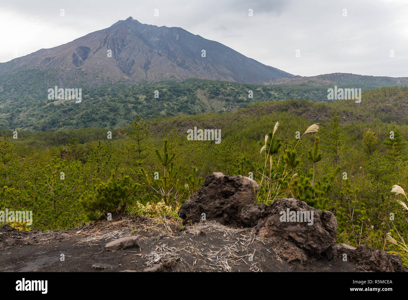 Mount sakurajima hi-res stock photography and images - Alamy