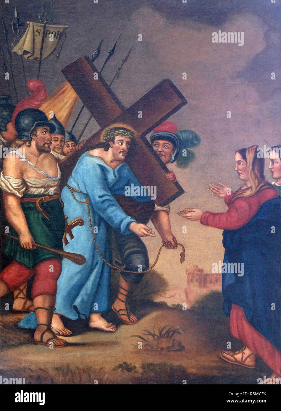 4th Stations of the Cross, Jesus meets His Mother, Maria im Grunen Tal ...
