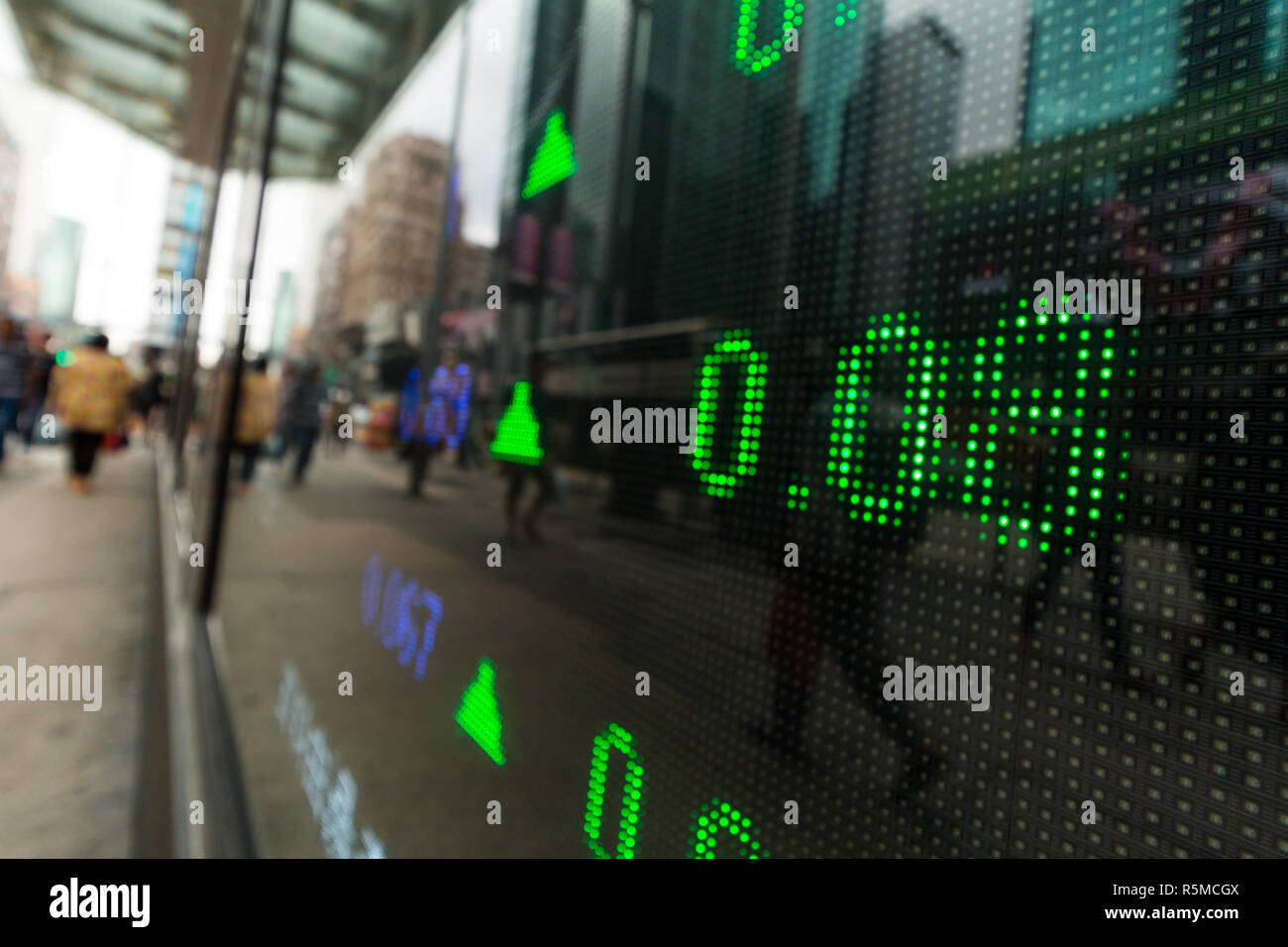 Display stock market numbers Stock Photo - Alamy