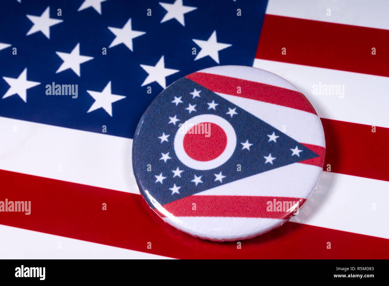 London, UK - November 15th 2018: The symbol of the State of Ohio ...