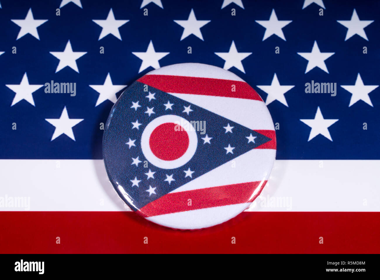 London, UK - November 15th 2018: The symbol of the State of Ohio ...