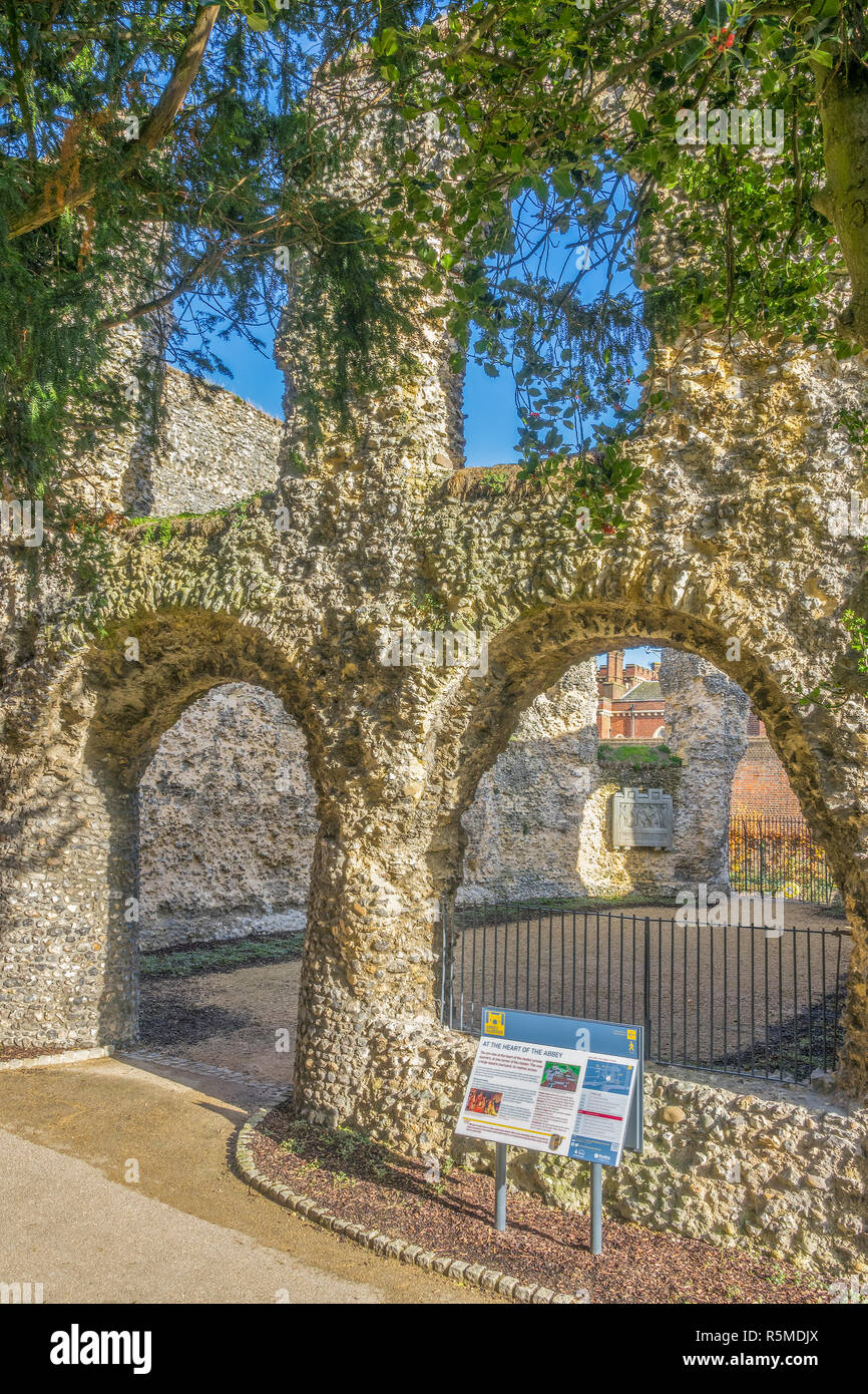 Abbey Ruins Reading Berkshire UK Stock Photo - Alamy