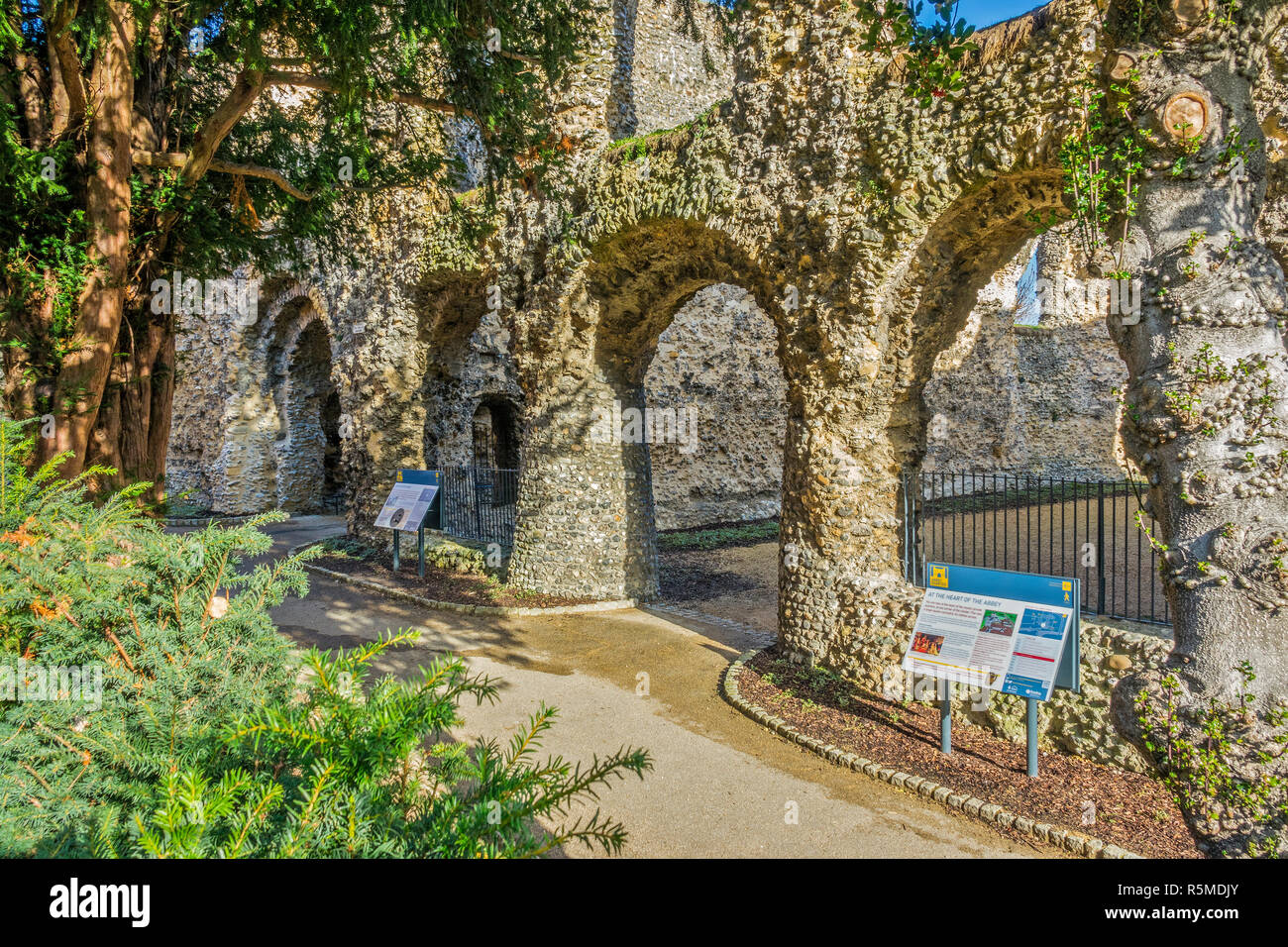 Abbey Ruins Reading Berkshire UK Stock Photo - Alamy