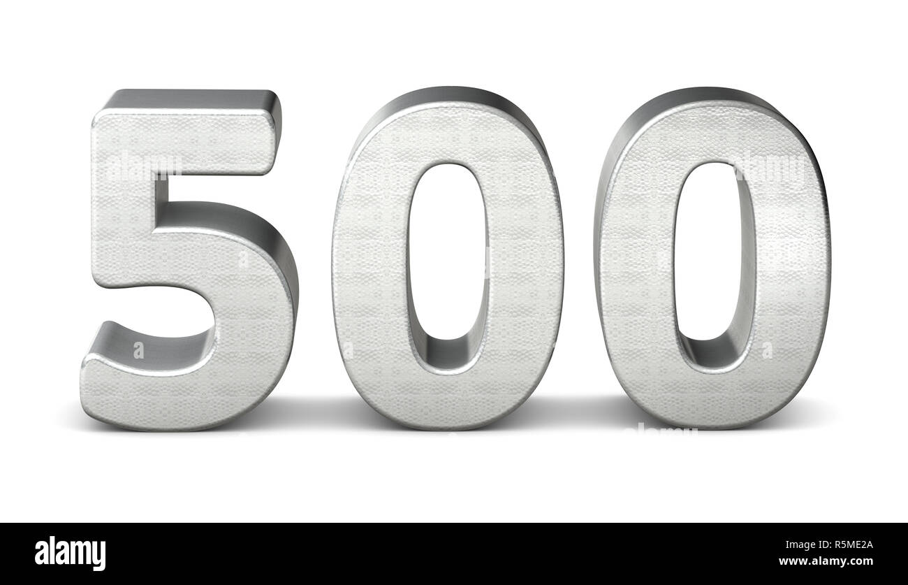 Number 500 Cut Out Stock Images & Pictures - Alamy