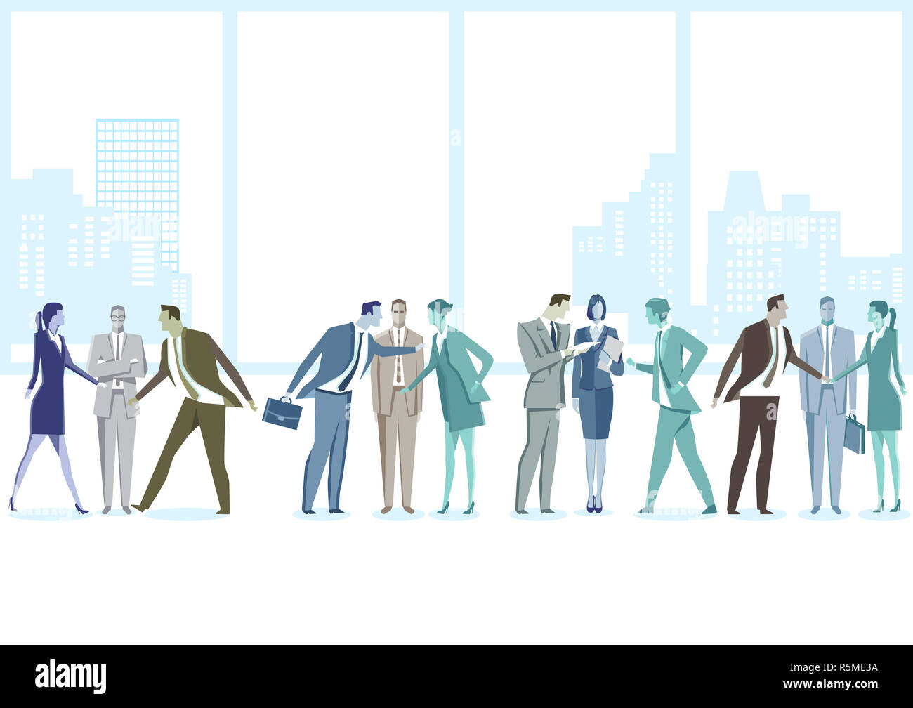 meeting with the boss and employee meeting Stock Photo - Alamy