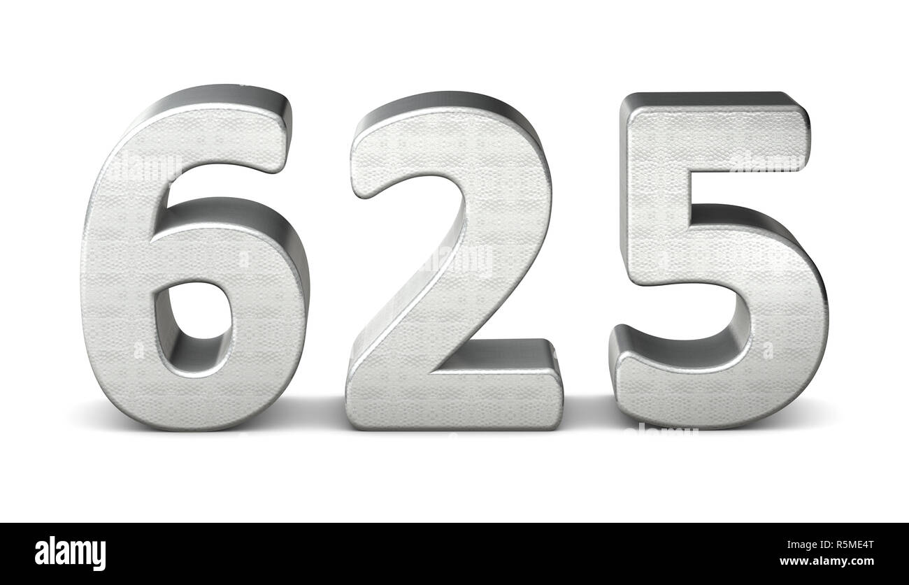 3d number 625 hi-res stock photography and images - Alamy