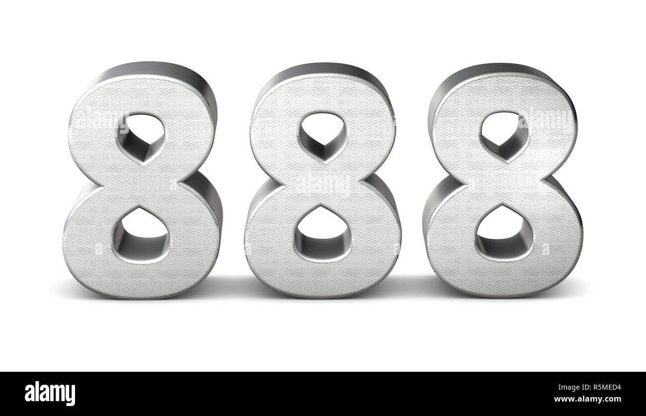 Number 888 Cut Out Stock Images & Pictures - Alamy
