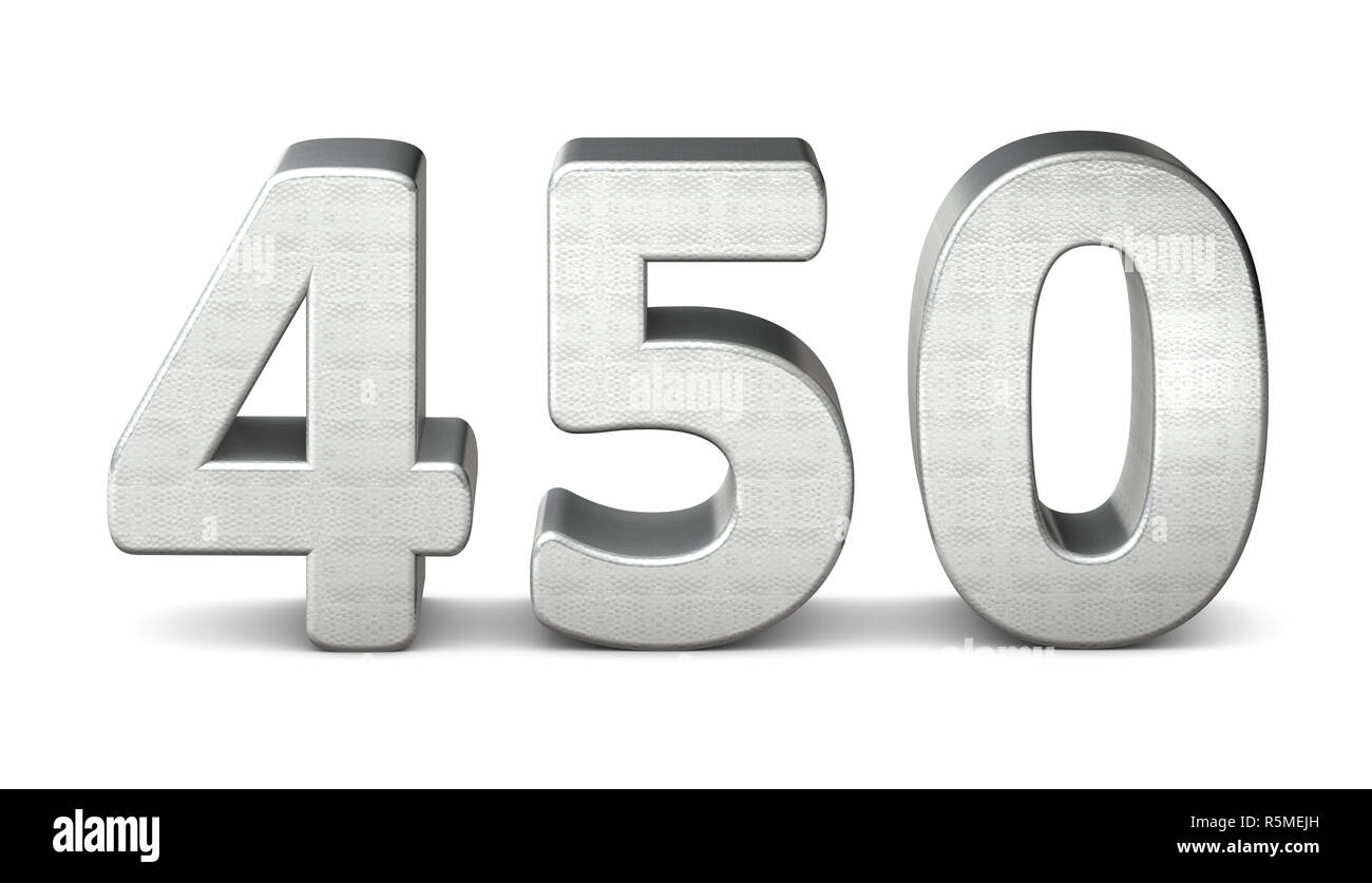 3d number 450 Cut Out Stock Images & Pictures - Alamy
