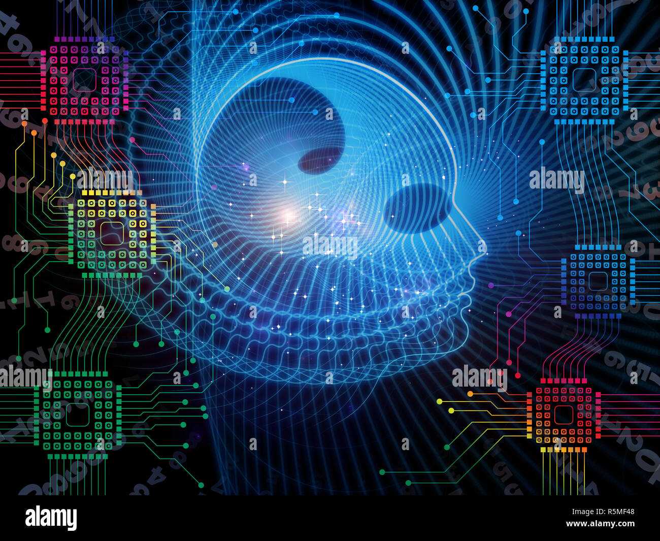 Illusions of Machine Consciousness Stock Photo - Alamy